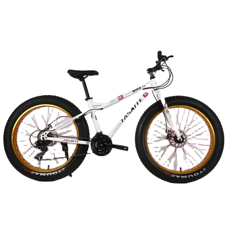 26inch grey color steel fat bicycle with wide tire snow bike with alloy ...